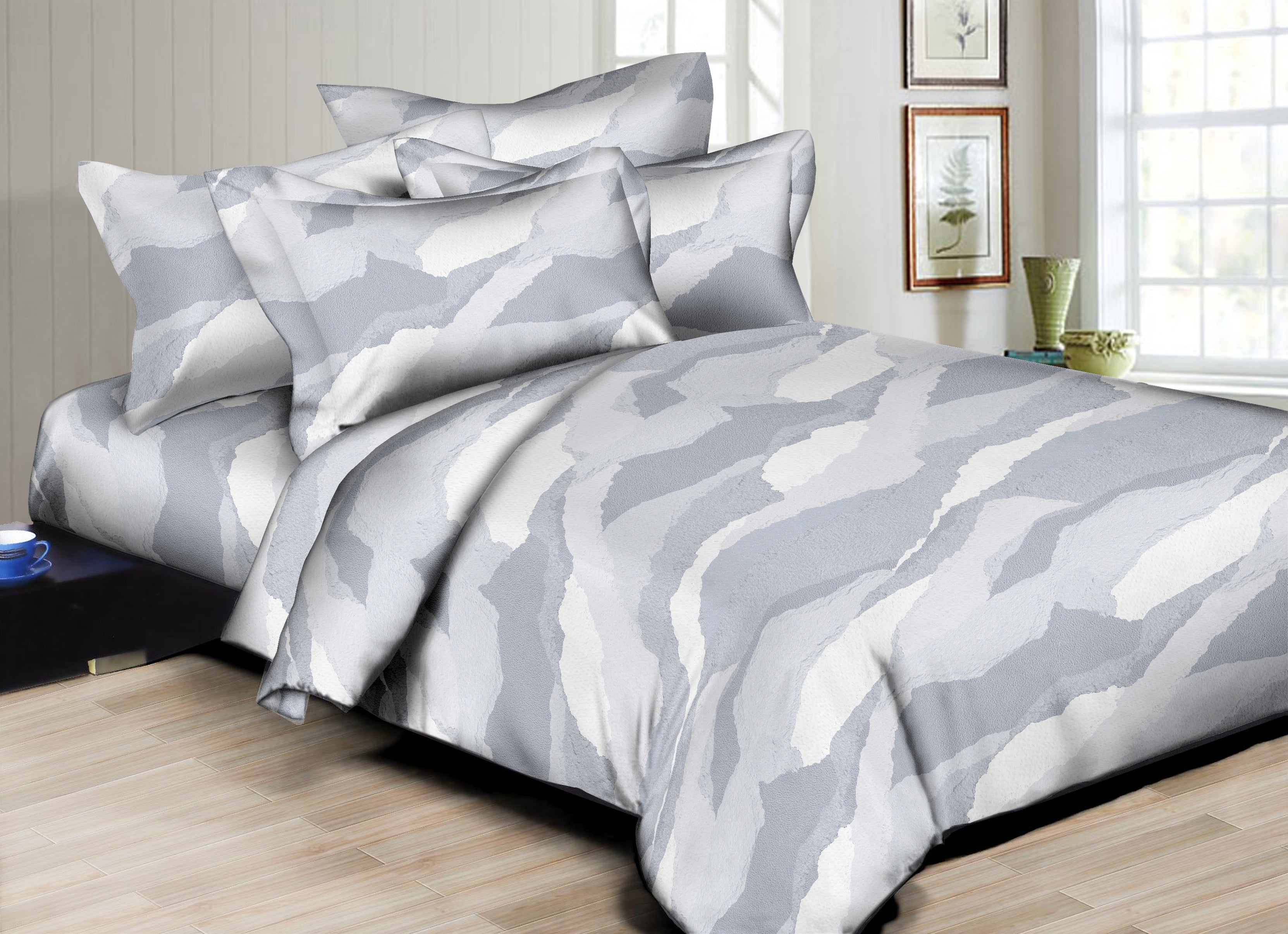 Cloudy Skies Gray – Mimis Linen & Gifts