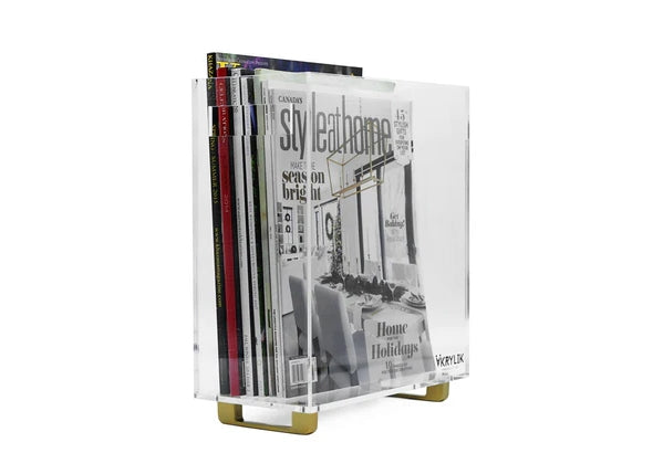 Slim Magazine Holder Acrylic – Mimis Linen & Gifts